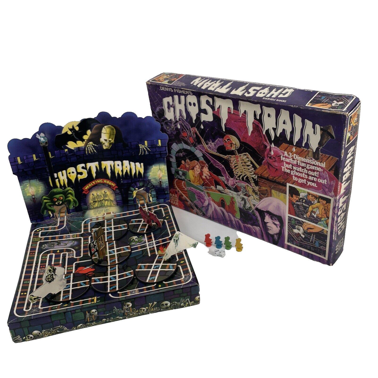 Vintage Denys Fisher Ghost Train 3D Board Game 1974 Complete England ...