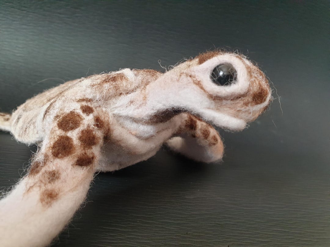 Sea Turtle Needle Felt Animal Sculpture - Etsy