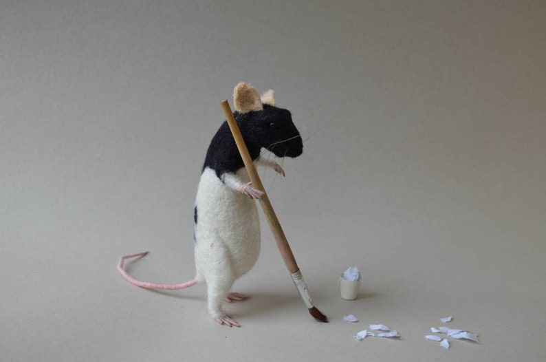 Realistic Rat Model Anatomical Art Doll Felt Animal - Etsy