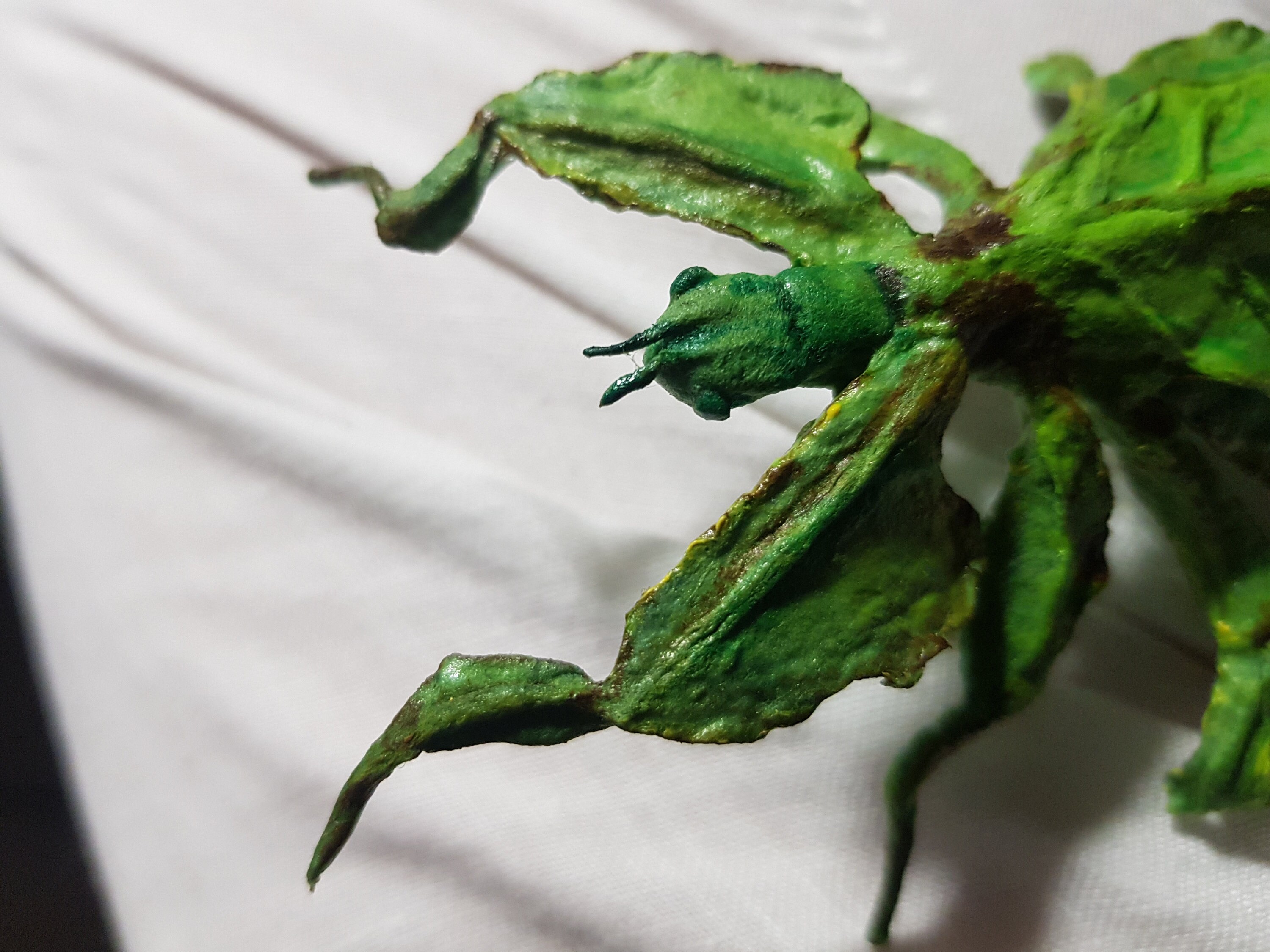 Leaf Insect Figurine Realistic Bug Sculpture Arthropod - Etsy