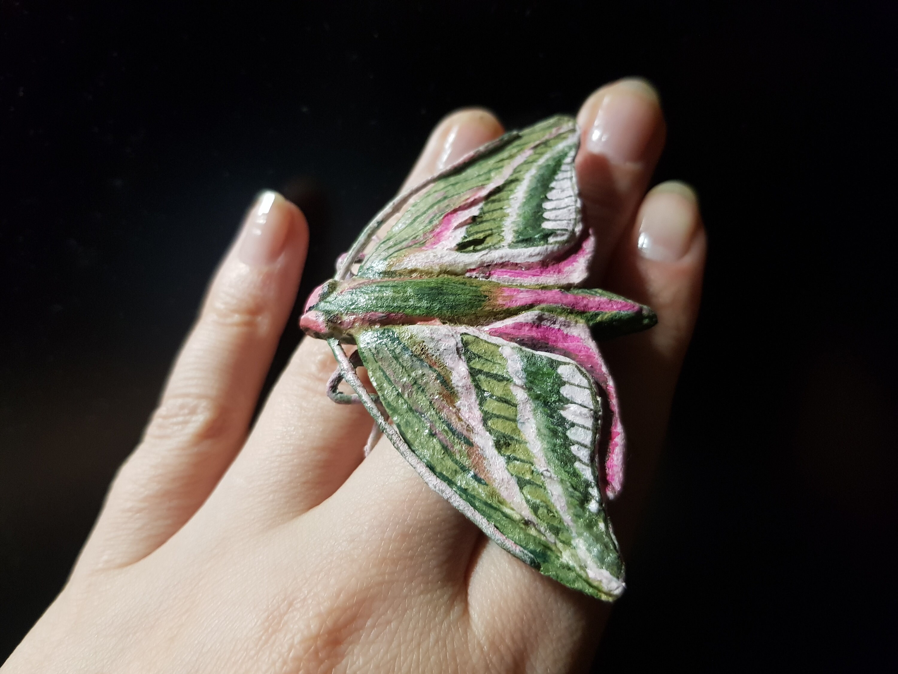 Moth Ornament Elephant Hawk Fake Taxidermy Butterfly - Etsy