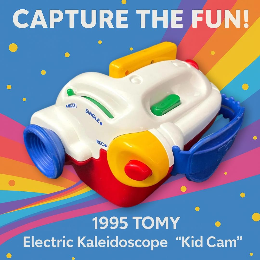 1995 TOMY KID CAM: Children’s Kaleidoscope Camcorder - Etsy
