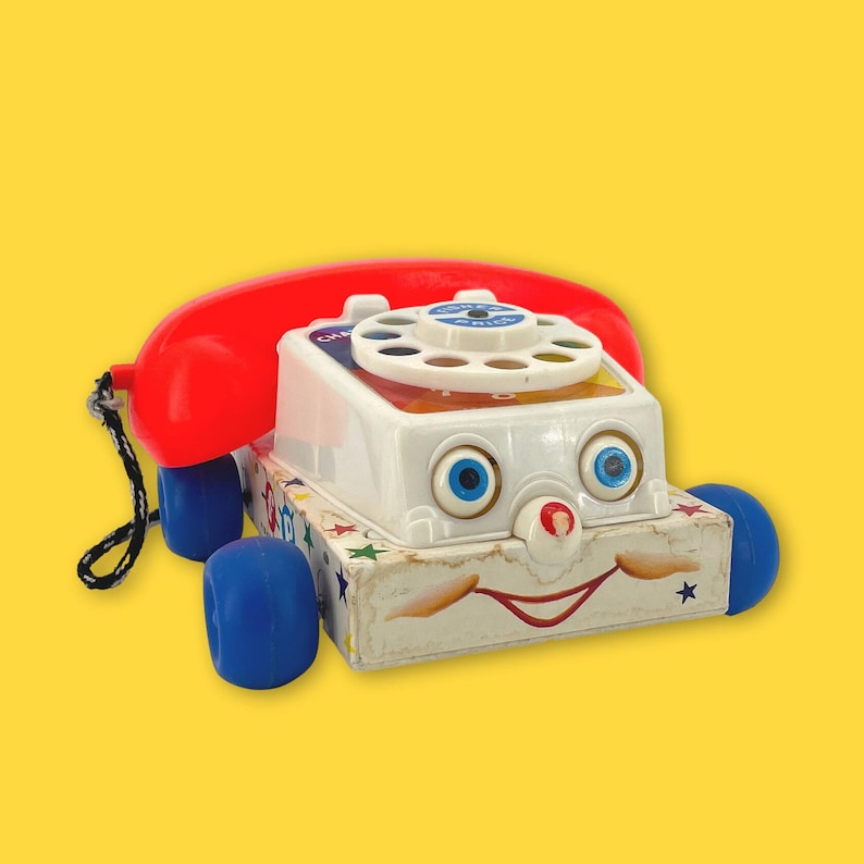 1961 FISHER PRICE Chatter Telephone 747 / Age 1 - Etsy
