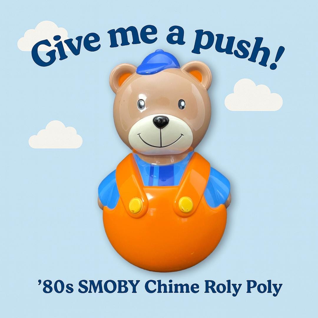 CULBUTO SMOBY, Années 80, Culbuto Ours, Culbuto Vintage - Etsy