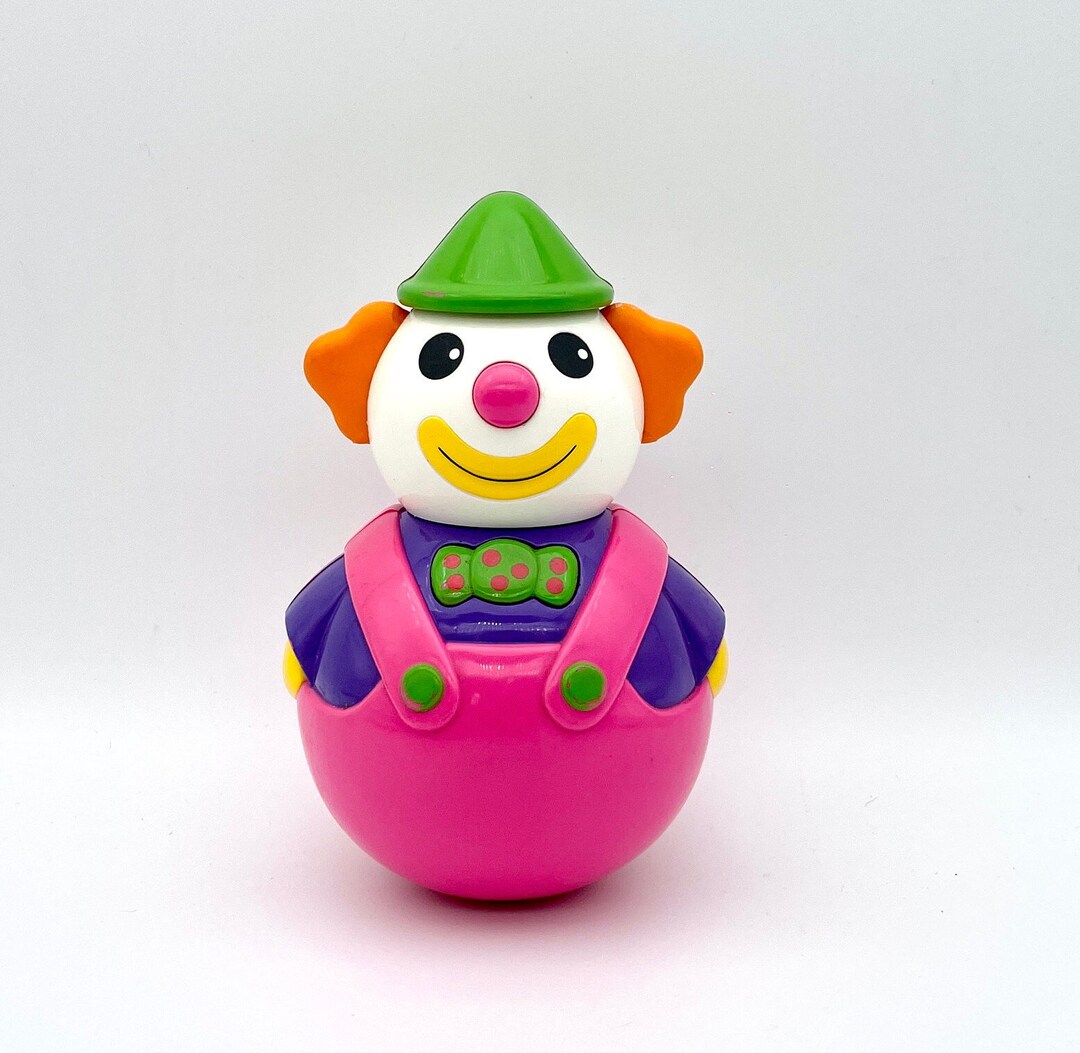 80's SMOBY Chime ROLY POLY / Roly-poly Clown / Vintage - Etsy