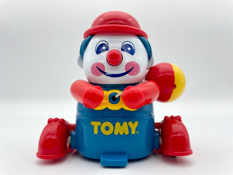 1991 TOMY String Pull CLOWN Vintage TOMY Toy Vintage Tomy - Etsy