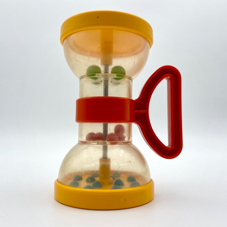 80's Playskool RATTLE RAIN STICK Hourglass - Etsy