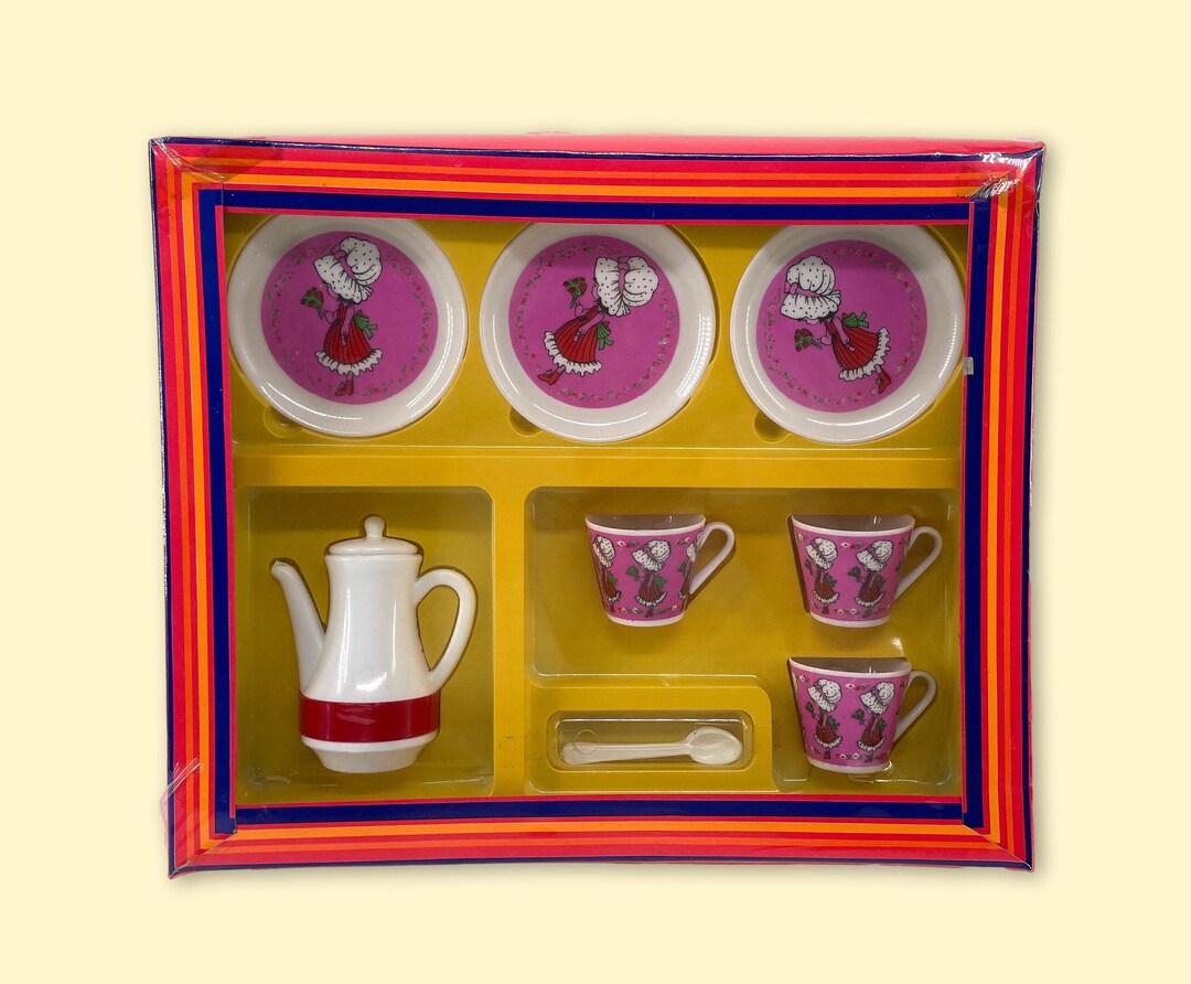 80's TEA PARTY SET Miss Petticoat / New on Sealed Box / by French ...
