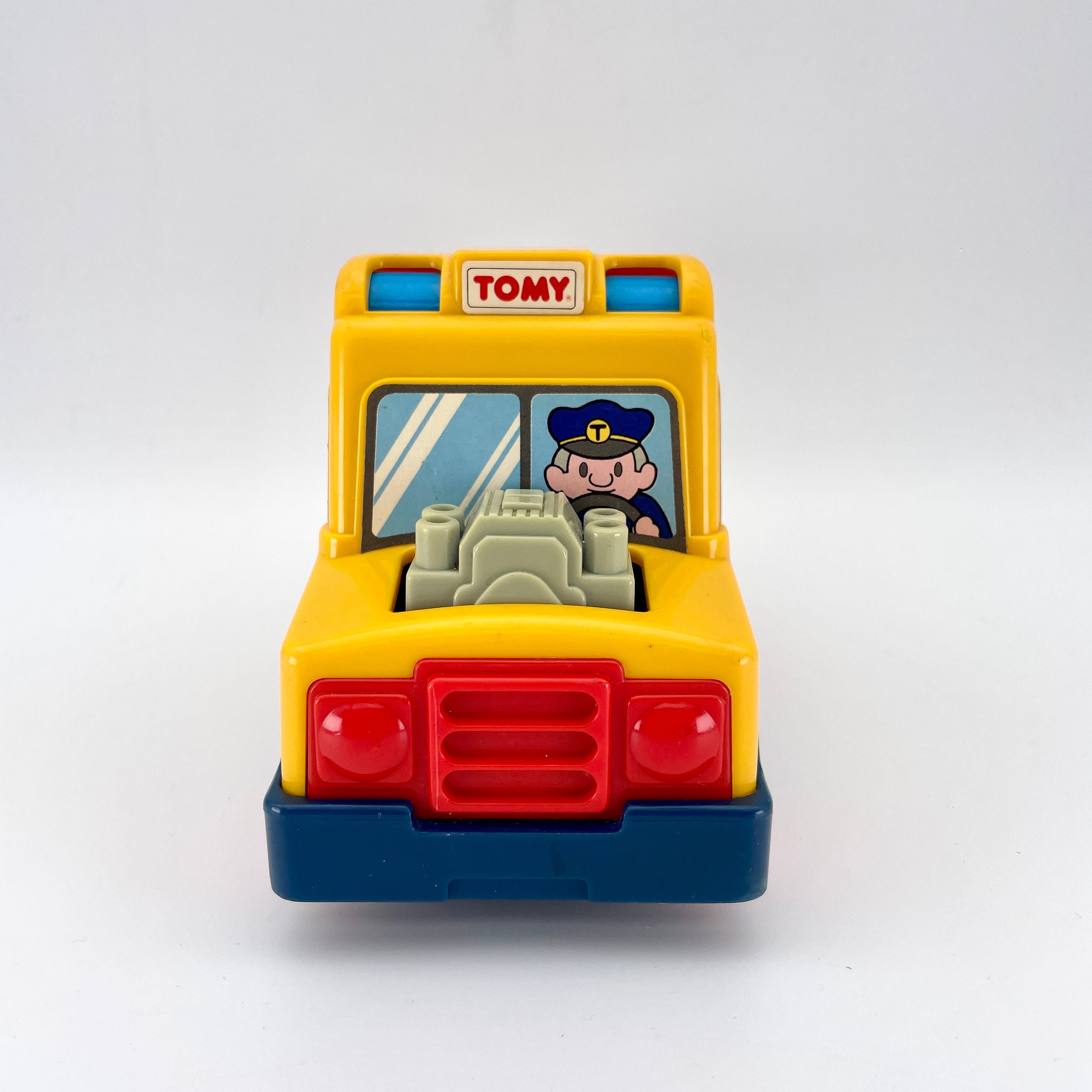 1989 TOMY SCHOOL BUS With Whistle ! - Etsy
