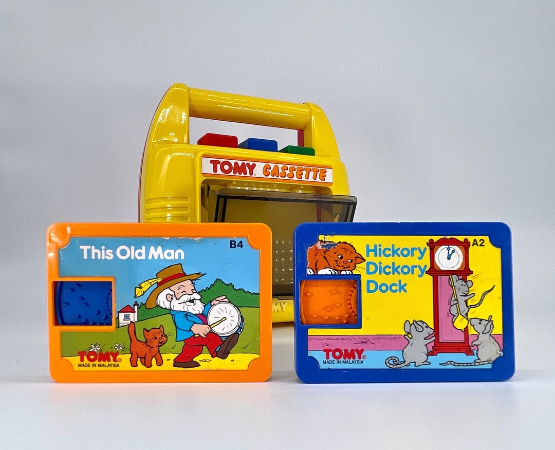 TOMY CASSETTE PLAYER Tomy Music Box Vintage Baby Cassette - Etsy