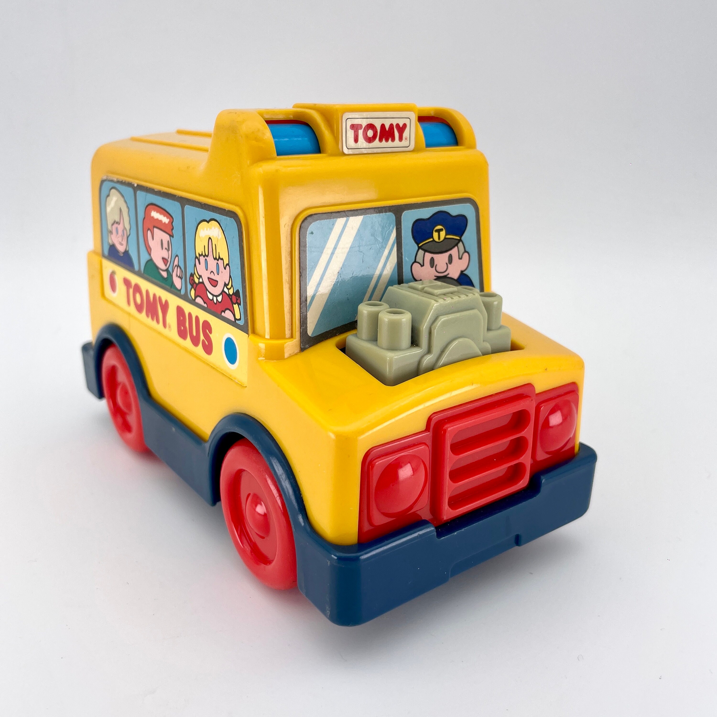 1989 TOMY SCHOOL BUS With Whistle - Etsy