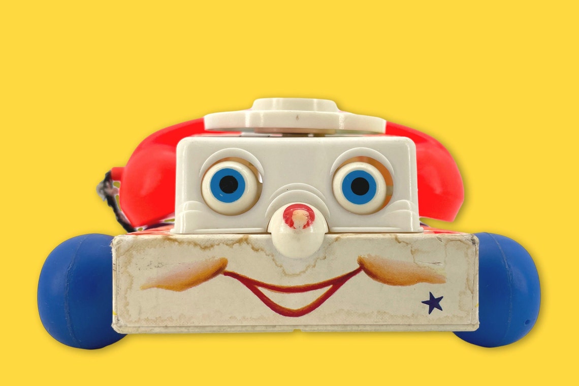 1961 FISHER PRICE Chatter Telephone 747 / Age 1 - Etsy