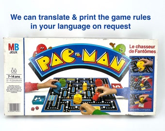Vintage Pac-man Board Game MB Games 1980 - Etsy