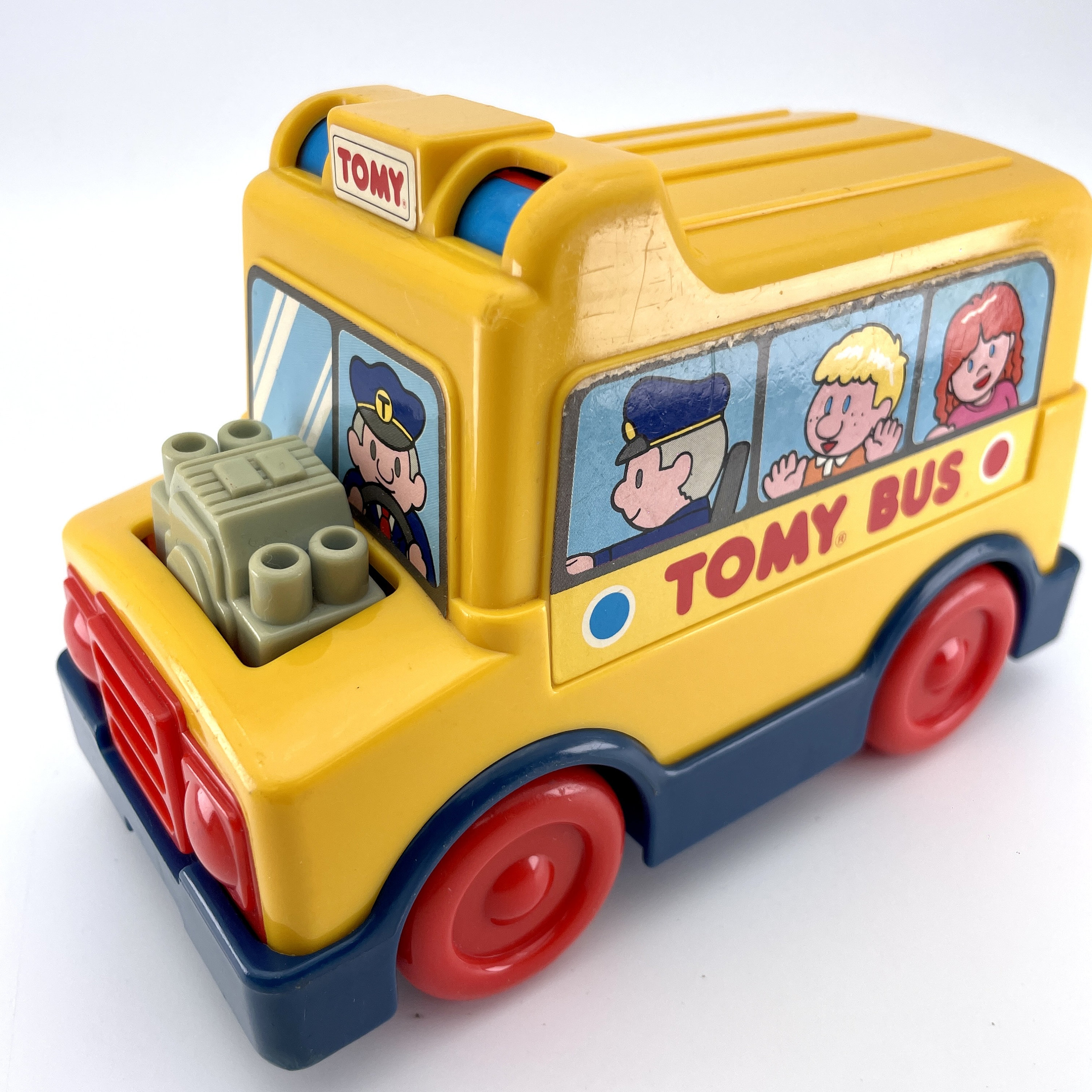 1989 TOMY SCHOOL BUS With Whistle - Etsy