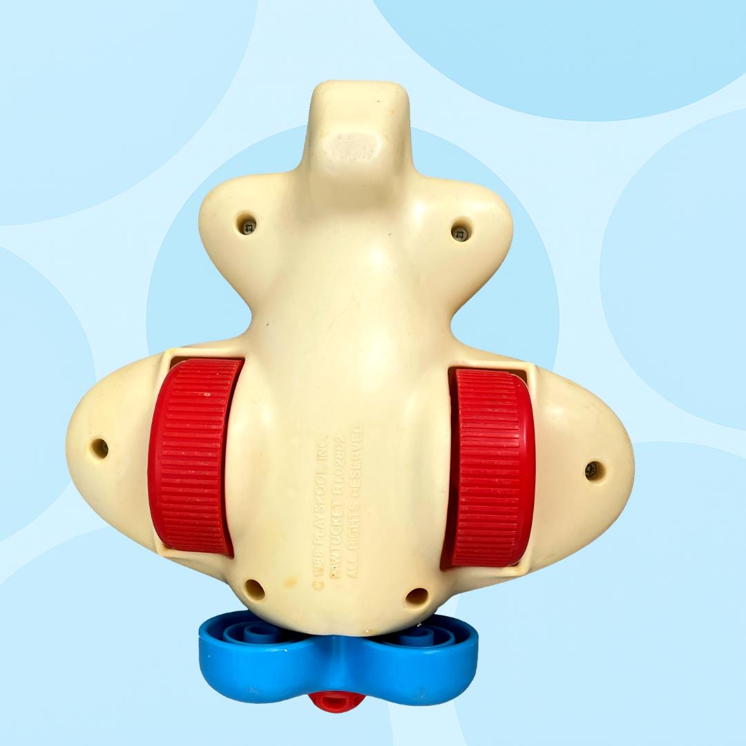 1988 Playskool Pop-up Airplane – Rolling Push Toy With Bouncing Balls ...