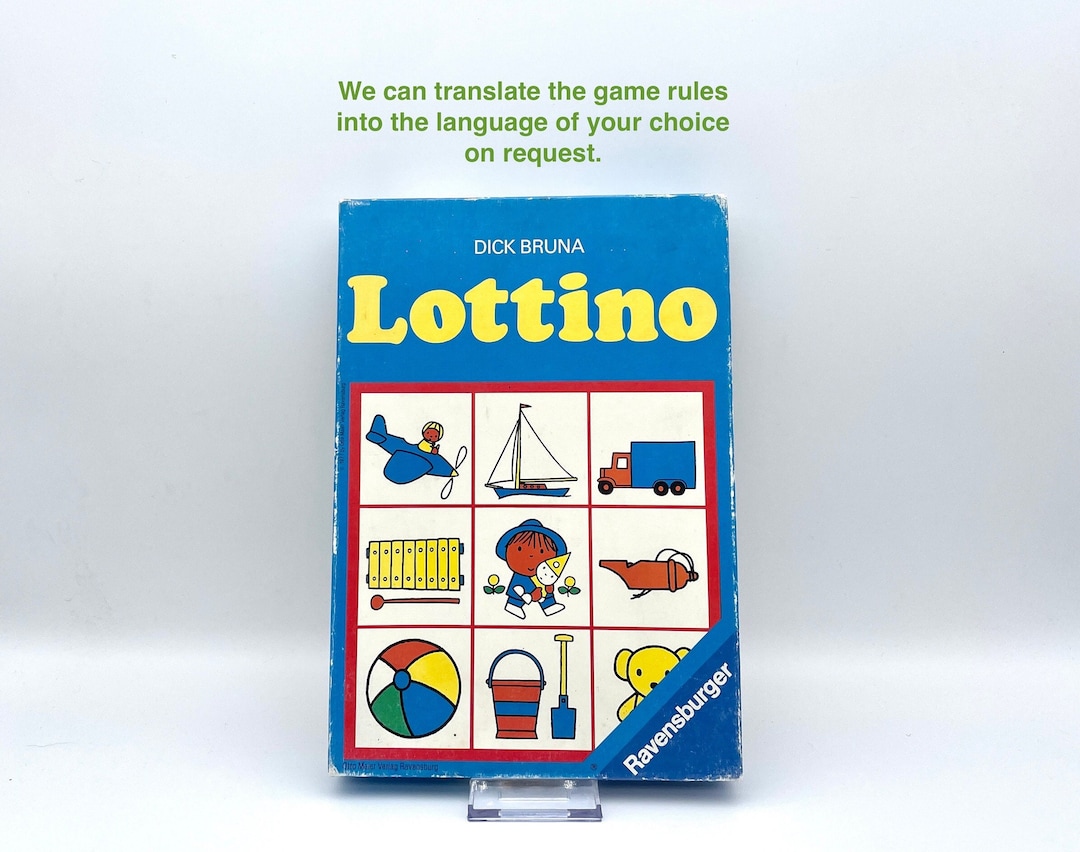 1977 RAVENSBURGER lottino Illustrated by Dick - Etsy