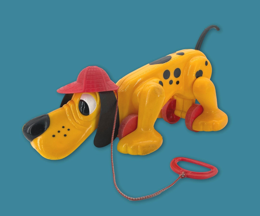 70's PLAYSKOOL DIGGER the DOG / Pre-school Pull-along Toy - Etsy