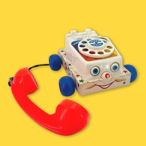 1961 FISHER PRICE Chatter Telephone 747 / Age 1 - Etsy