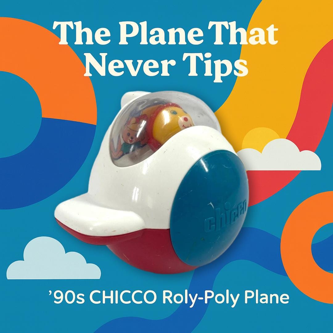 ROLY POLY AIRCRAFT Chime With Mobile Teddy Bear - Chicco - Years 90 - 3 ...