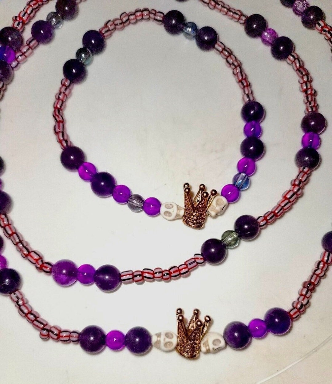 Oya Spiritual Skulls Crown Necklace and Bracelet Set | Warrior, Change ...