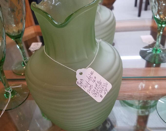 Frigidaire Ice Tea Server in Vaseline/uranium Glass. - Etsy