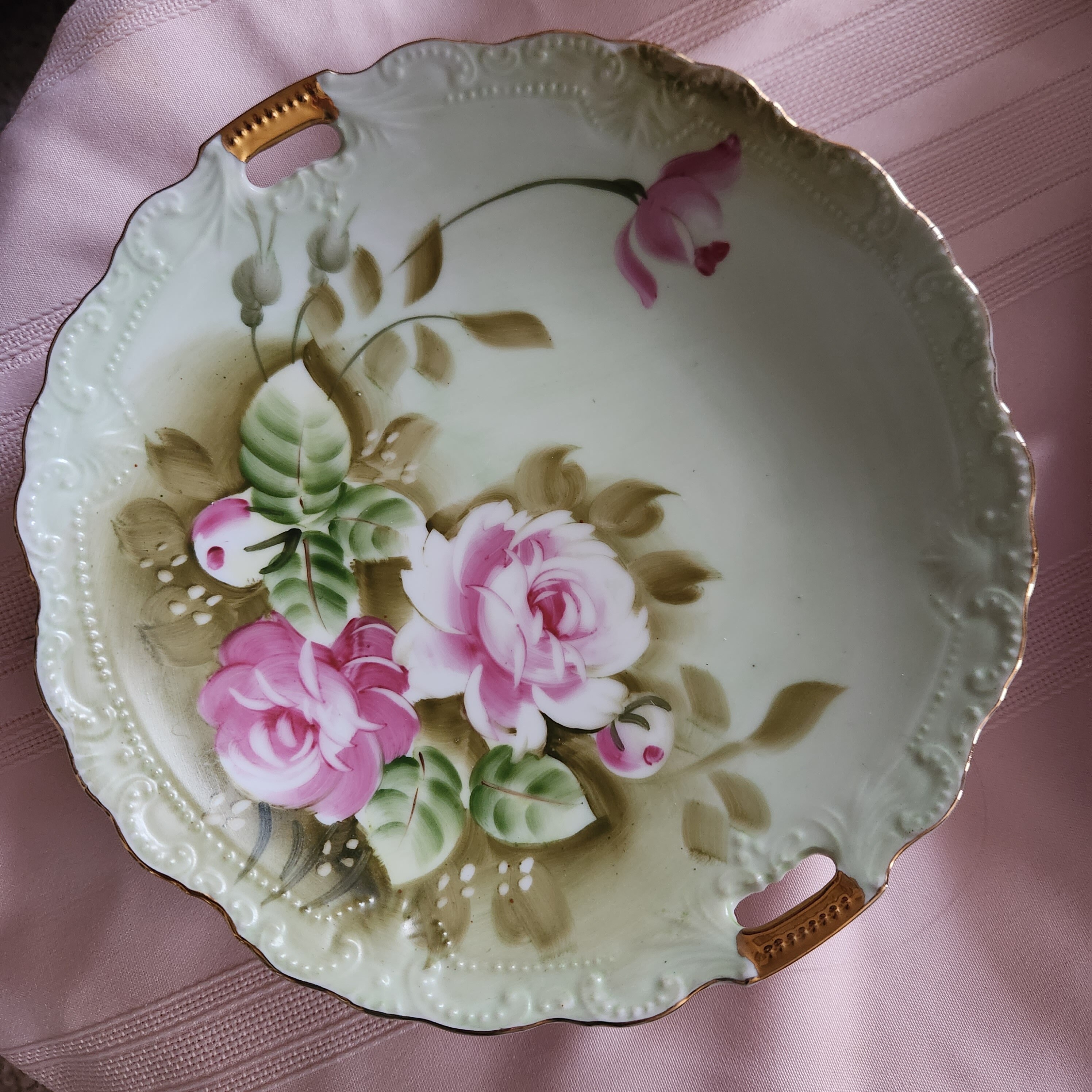 Lefton Cabbage Rose 7 Pc. Tea Service - Etsy