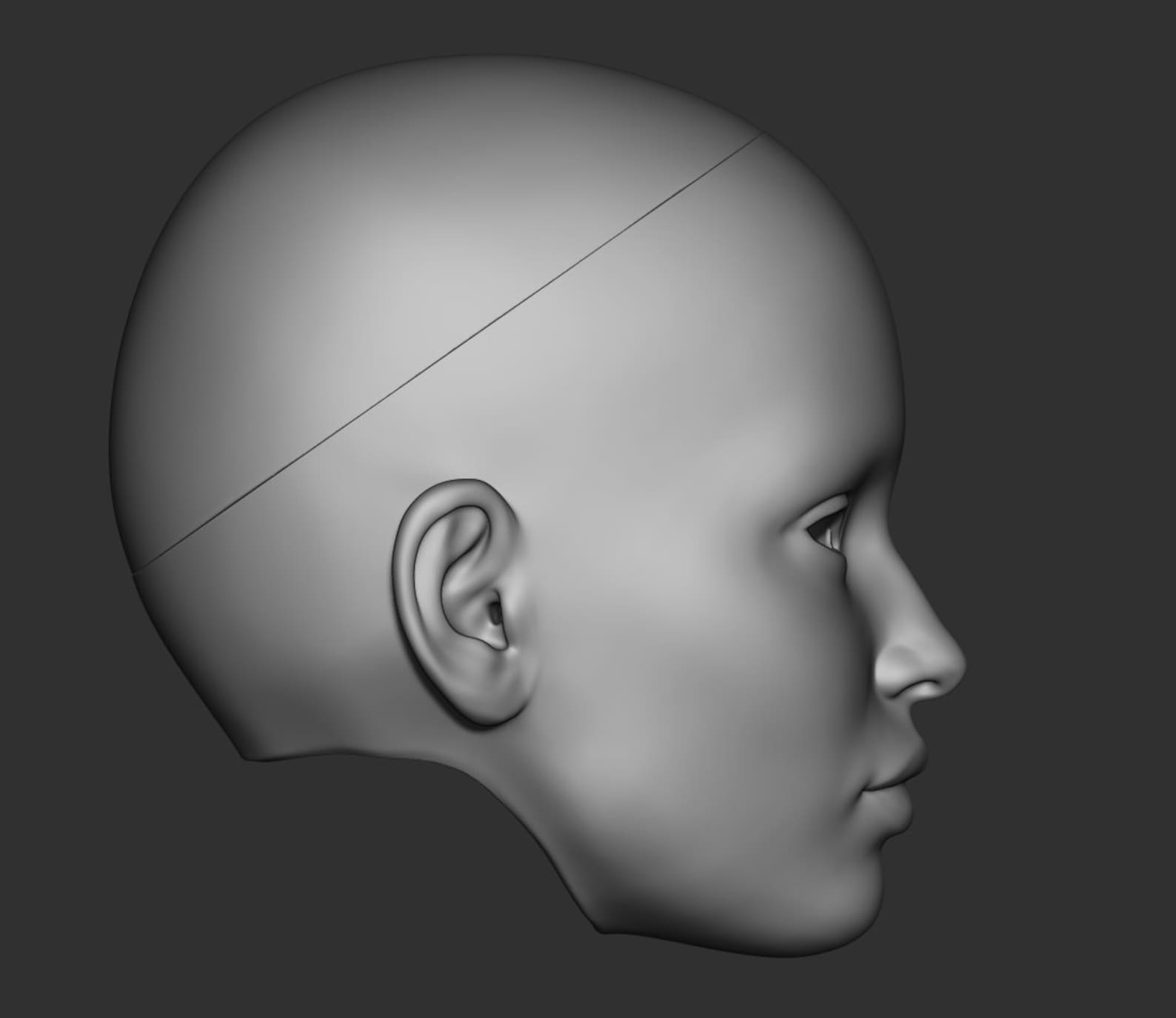 Head (E3) 3D Model Bjd Doll \ Female \ Figurines \ Articulated Doll ...