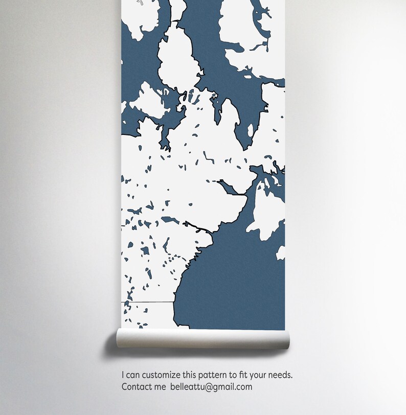 US Wall Map Decal / Wallpaper Large Map / Removable Peel and - Etsy