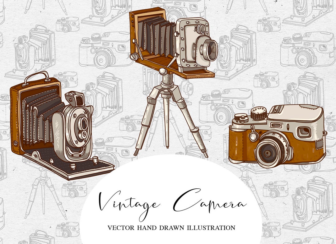 Camera Clip Art Retro Camera Clipart. Retro Photography Snapshot ...