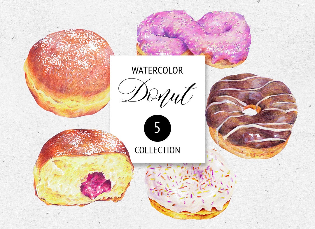 Donut Clipart Food Clipart Sprinkle Donut Pastry Kitchen Clipart ...
