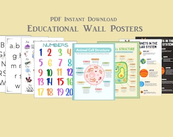 Solar System Numbers - Etsy