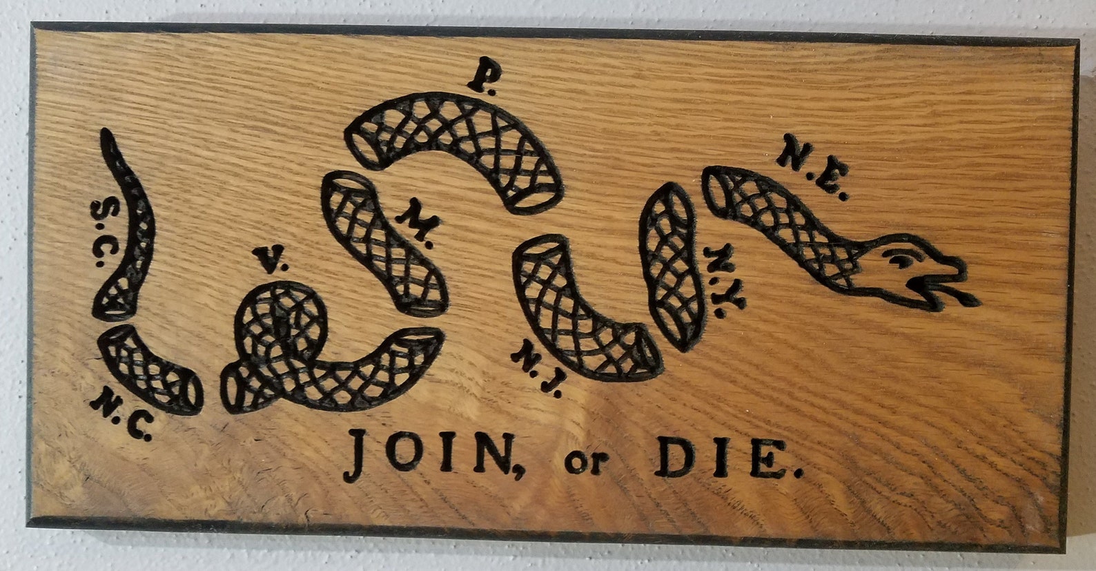 Join or Die Sign - Etsy
