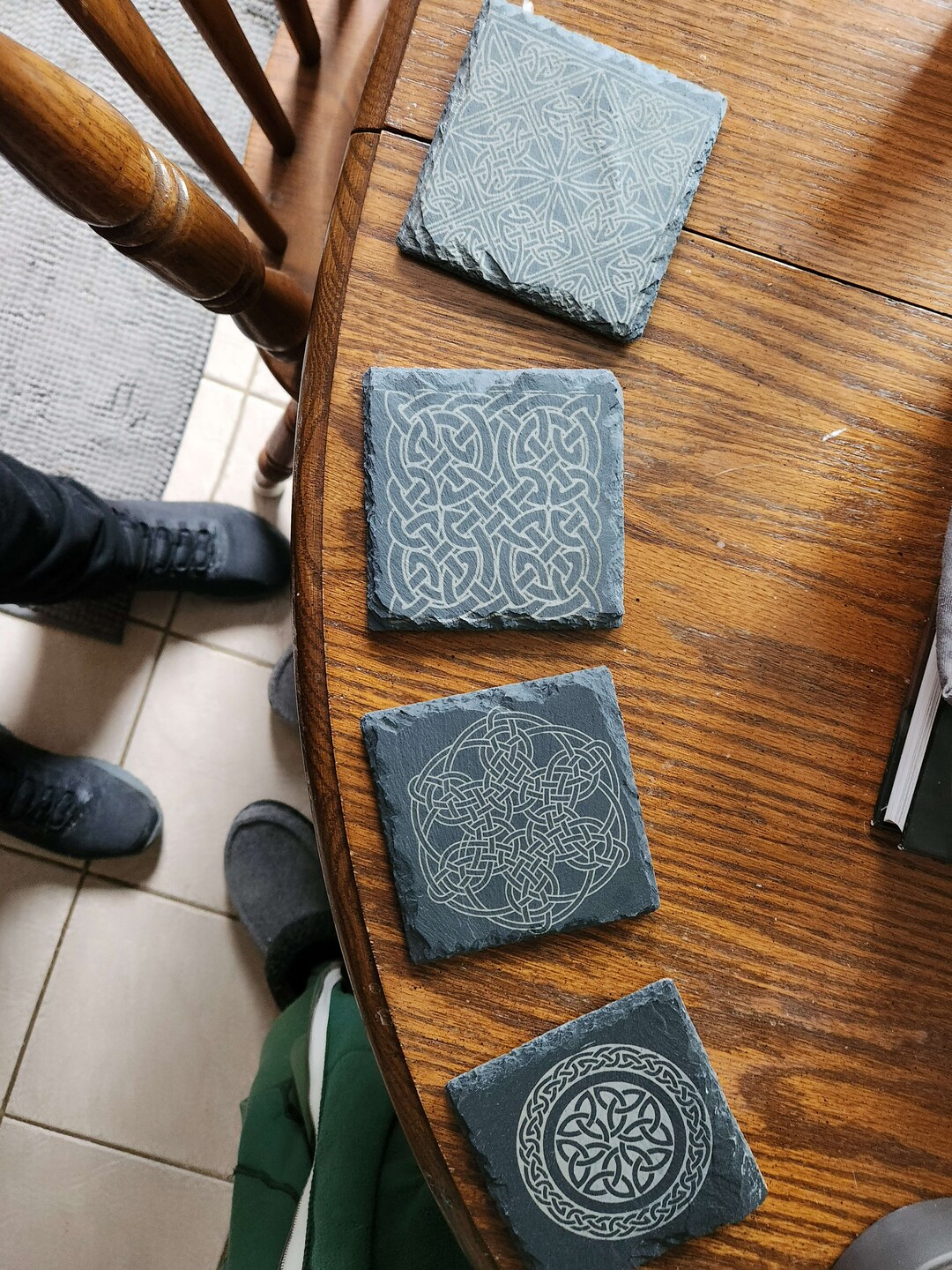 Laser Engraved Celtic Knot Coasters (set of 4) - Etsy