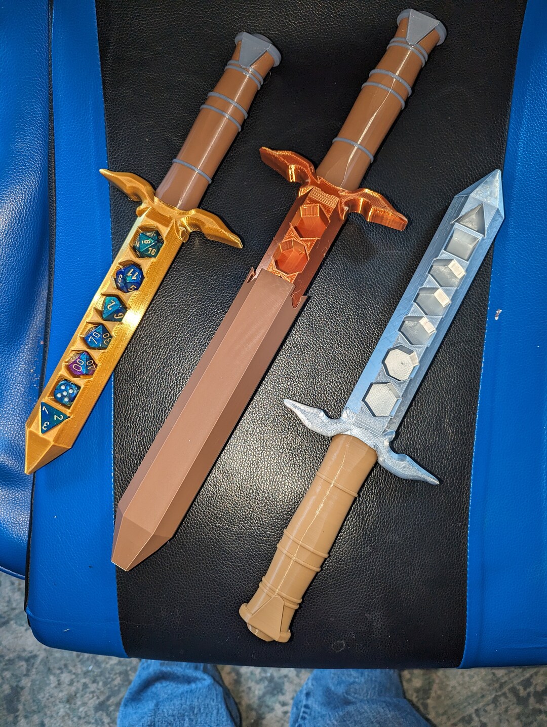 3D Printed Dice Dagger W/ Sheath (dice Holder) - Etsy