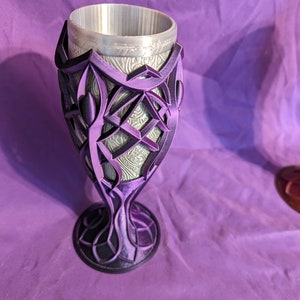 3D Printed Elven Goblet Can Holder - Etsy