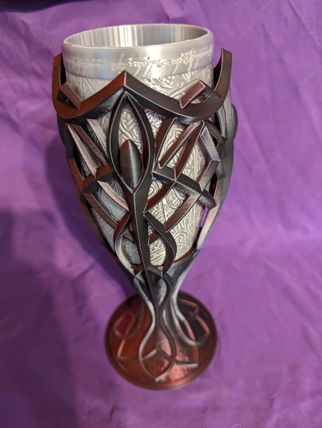 3D Printed Elven Goblet Can Holder - Etsy