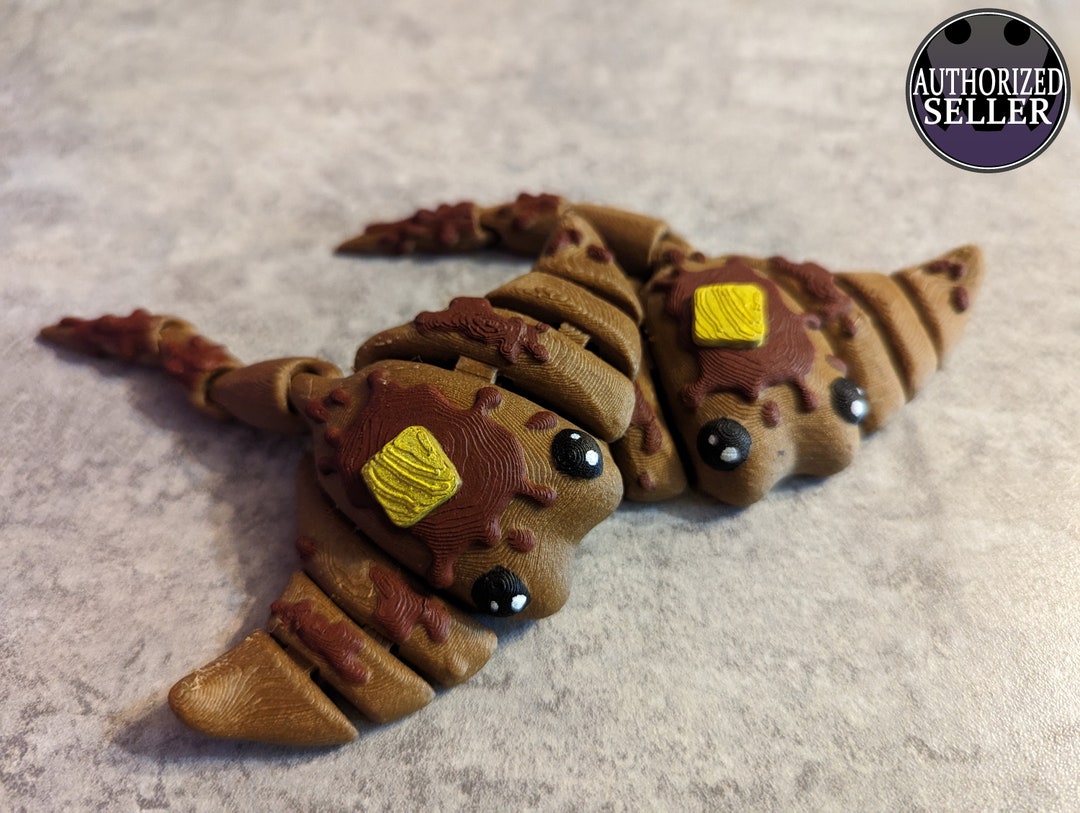 Flexi Flapjack Stingray: 3D Printed Fidget Toy - Etsy
