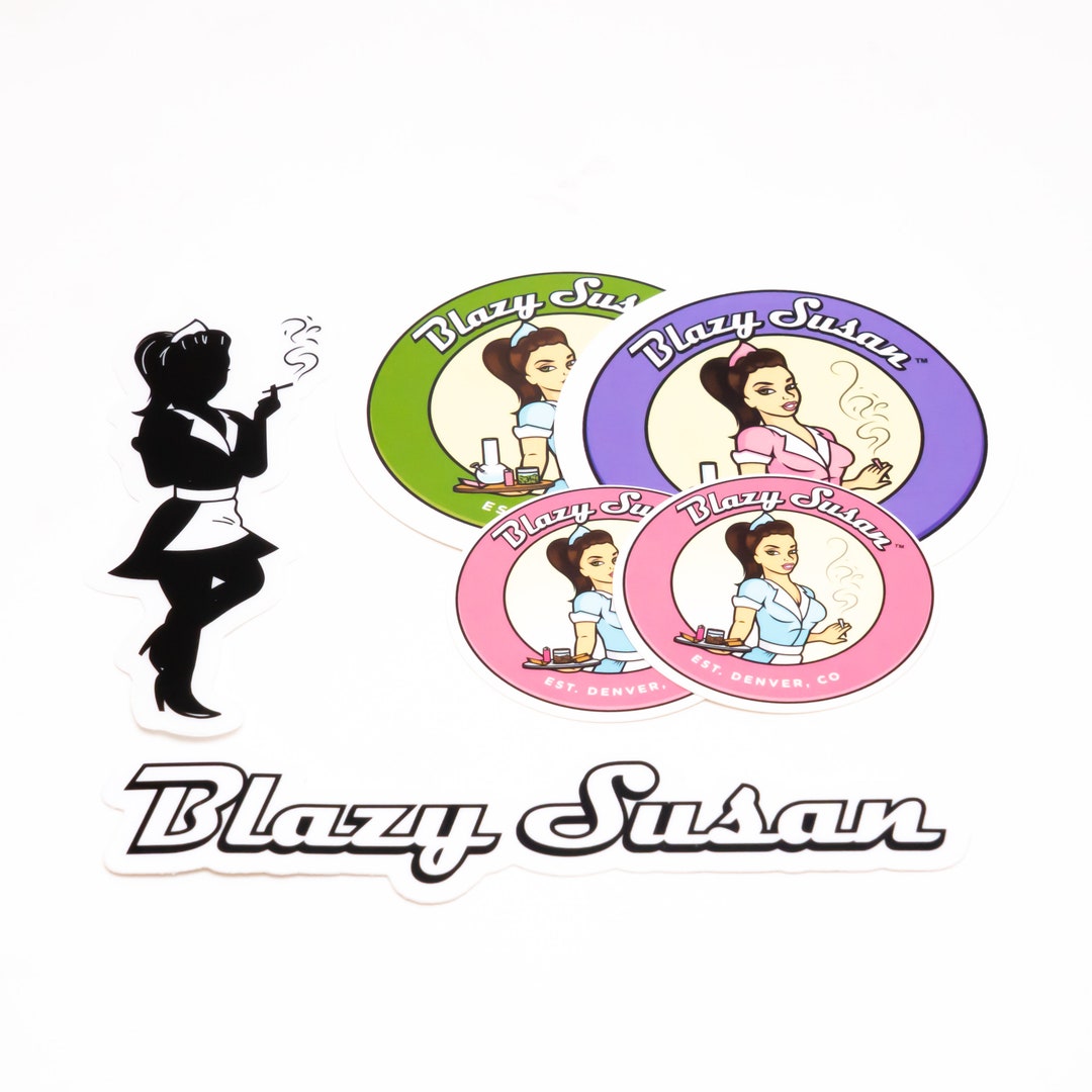 Blazy Susan Sticker Pack - Etsy