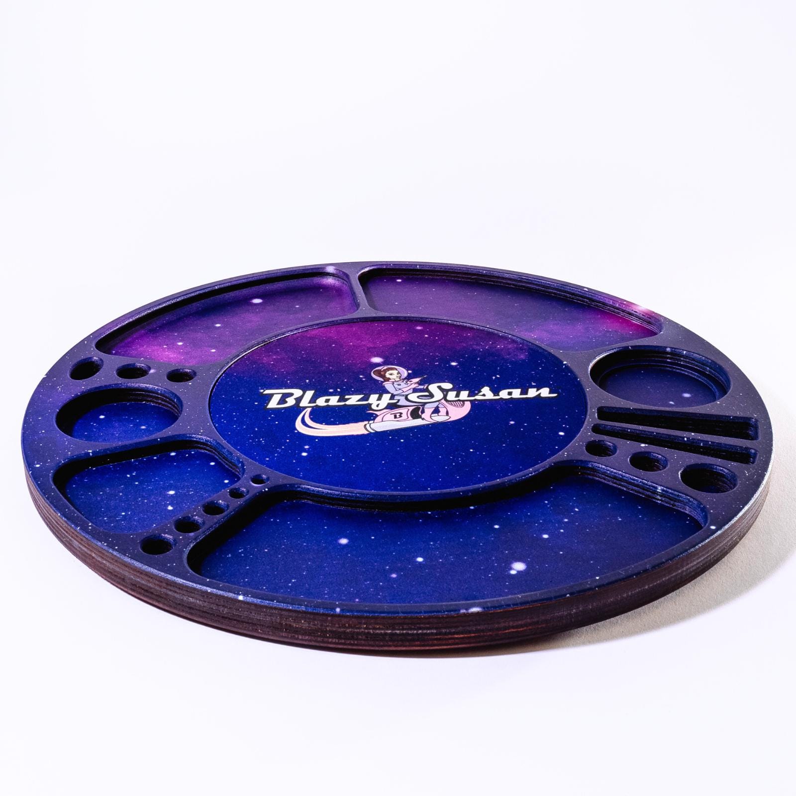 Blazy Susan Spacey Susan Spinning Wood Tray | Fully Printed Design ...