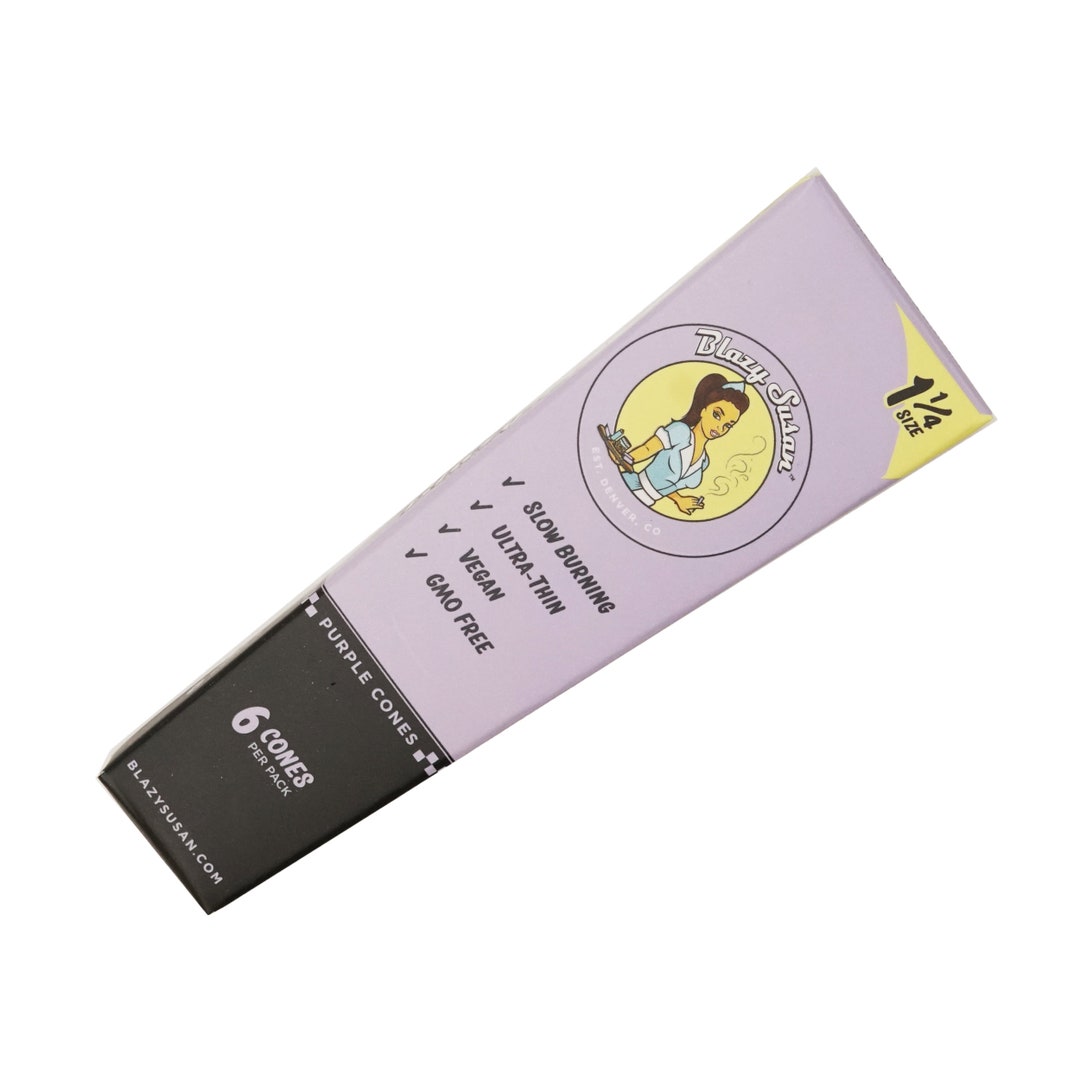 Purple 1-1/4 Pre Rolled Cones 6 Count - Etsy