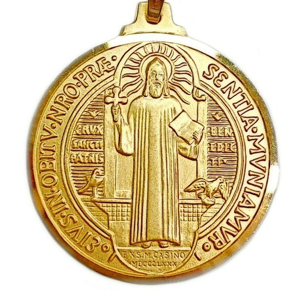 St Benedicts Medal Necklace - Etsy