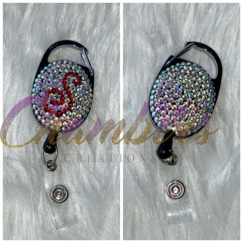Bling Badge Holder - Etsy