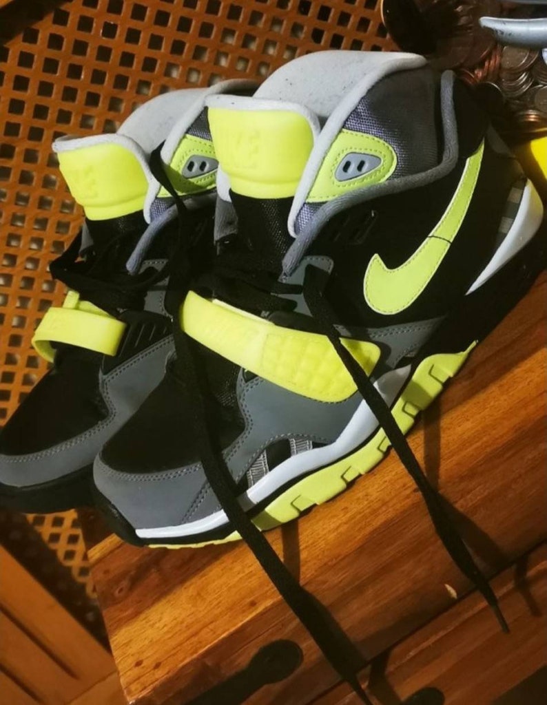 Nike Air SCII High Trainers - Black /grey-volt, Pure Platinum, Mens ...