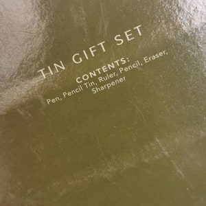 Harrods Stationary Set,gift Set, Harrods Knithsbridge,gift Tin,pencil ...