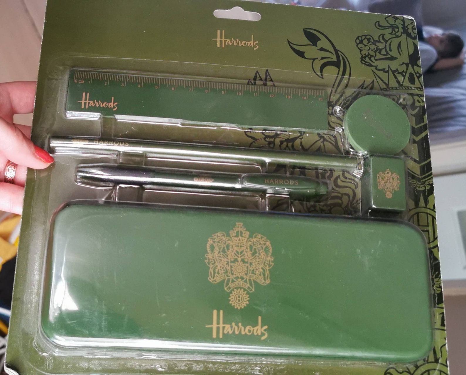 Harrods Stationary Set,gift Set, Harrods Knithsbridge,gift Tin,pencil ...