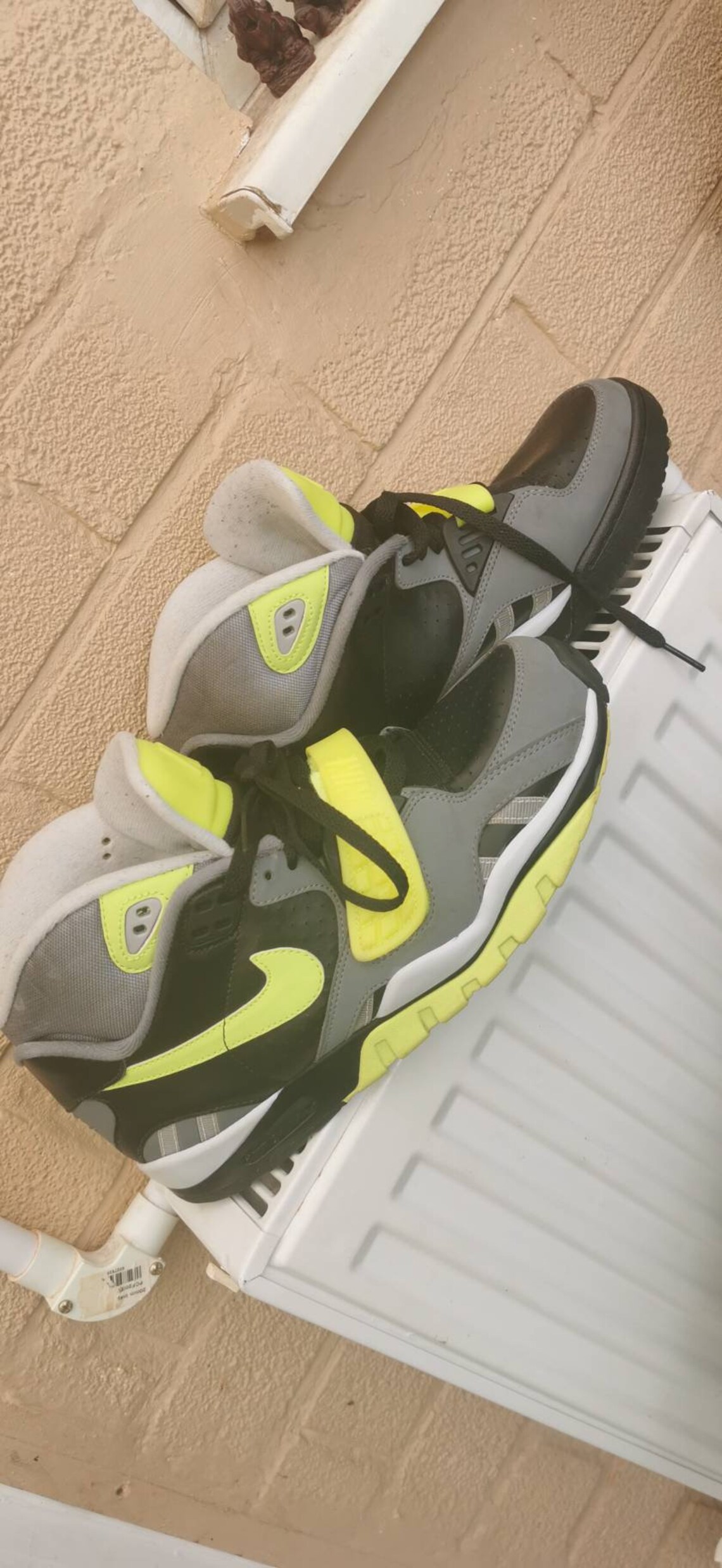 Nike Air SCII High Trainers - Black /grey-volt, Pure Platinum, Mens ...
