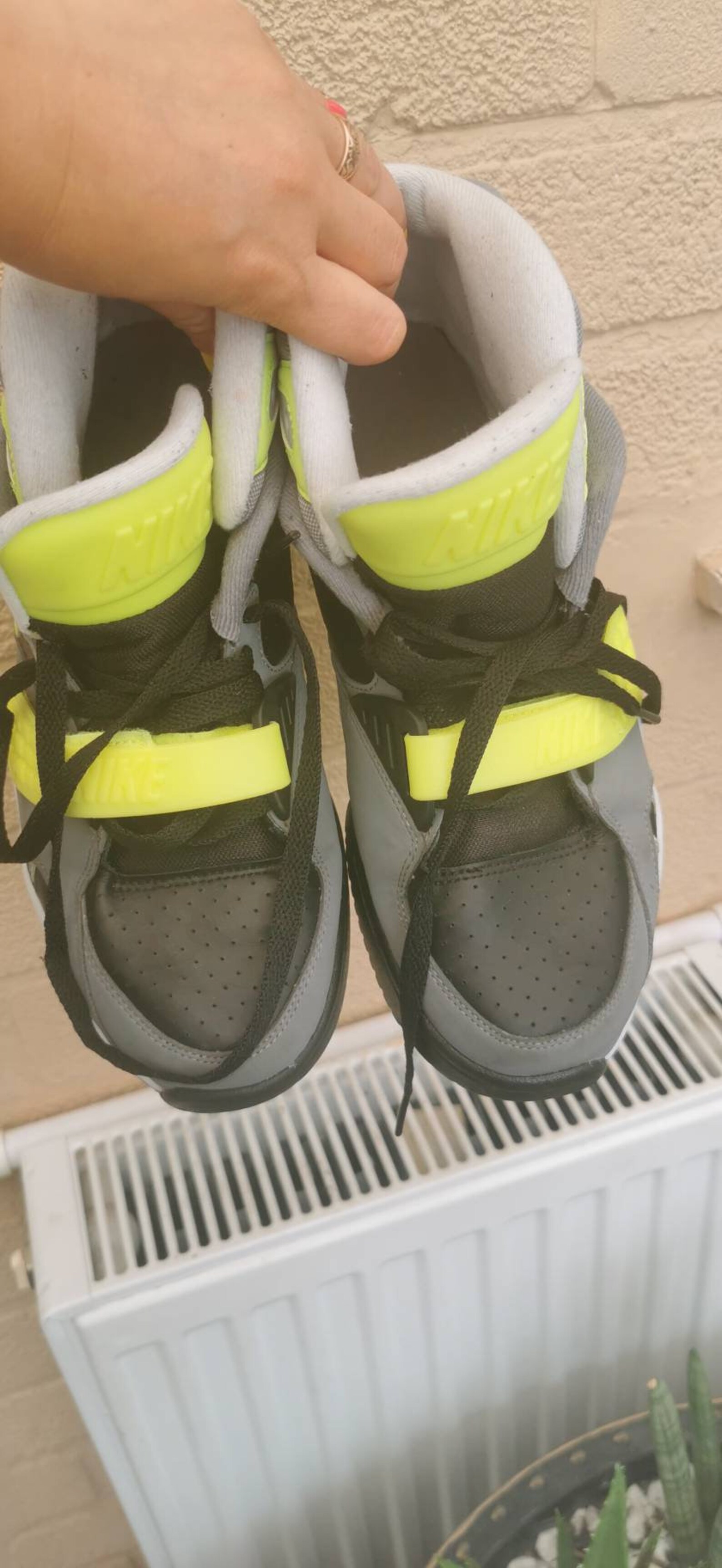 Nike Air SCII High Trainers - Black /grey-volt, Pure Platinum, Mens ...