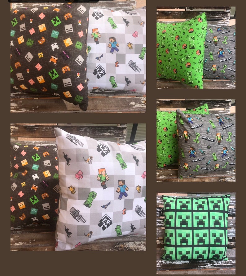 Minecraft Cushion Covers - Etsy
