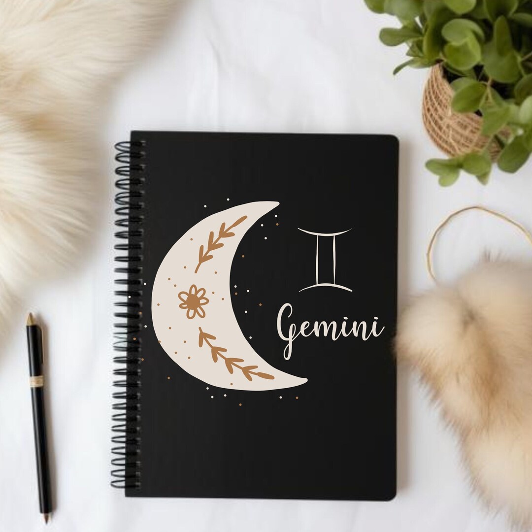 Gemini Zodiac Sign Journal, Gemini Notebook, Gemini Gift Ideas, Gemini ...