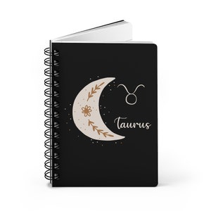 Taurus Zodiac Journal, Taurus Notebook, Taurus Zodiac Gift, Witchy ...
